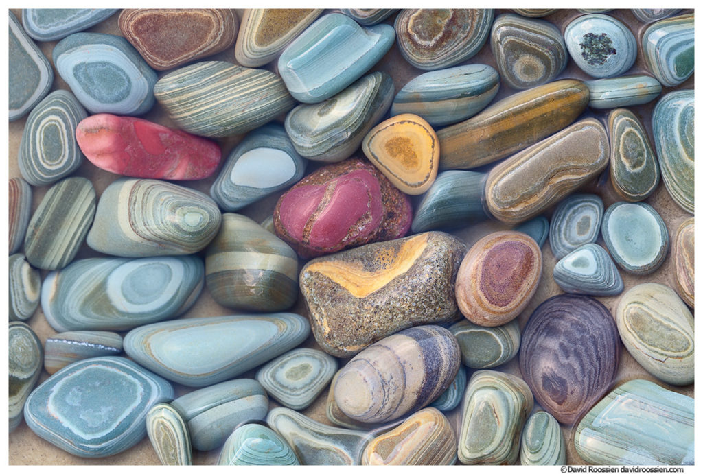 Striated Stones, Lake Josephine, Glacier National Park, Montana | David ...